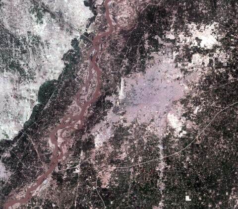 Satellite Image Of Pakistan From Sentinel 2 | EOS Gallery
