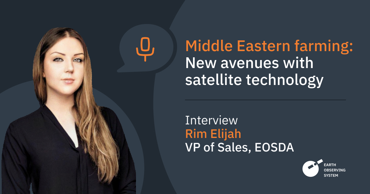 Middle Eastern Farming: New Avenues With Satellite Technology